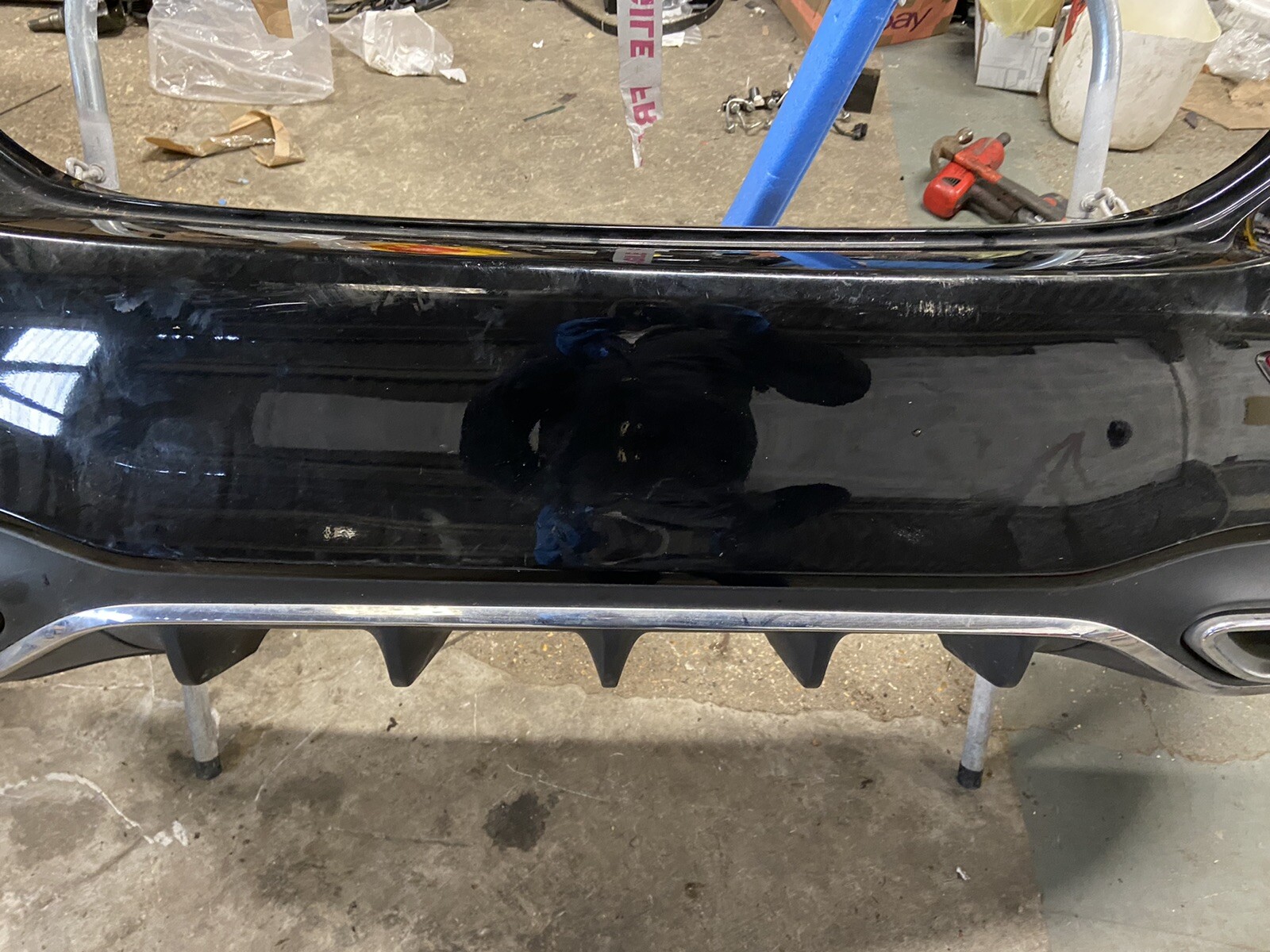 Genuine Mercedes A Class Amg Rear Bumper W177 Complete Saloon Black ...