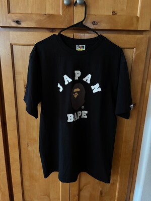 Japan Bape Black Tee - Size XL - Brand New w/o Tag - Original Bag ...