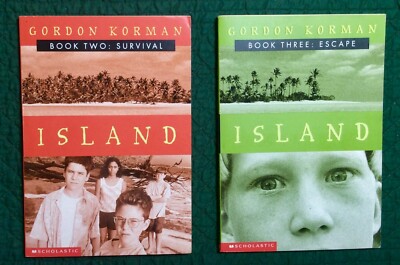 BRAND NEW Lot of 2 Island books by Gordon Korman | eBay