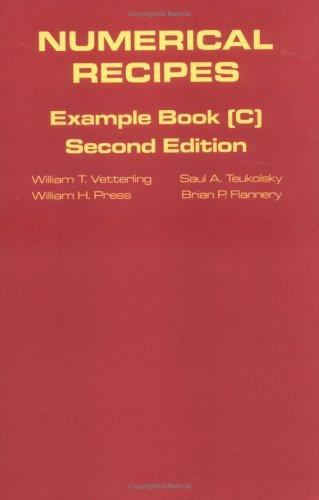 Numerical Recipes in C Book Set Ser.: Numerical Recipes Example Book [C ...