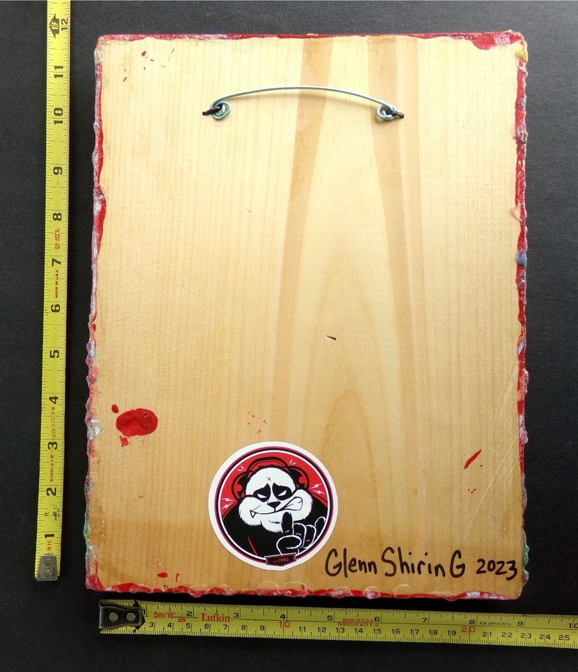 "44" Vintage 5 Cent Cigar Box Collage Art Painting Mixed Media Original ...