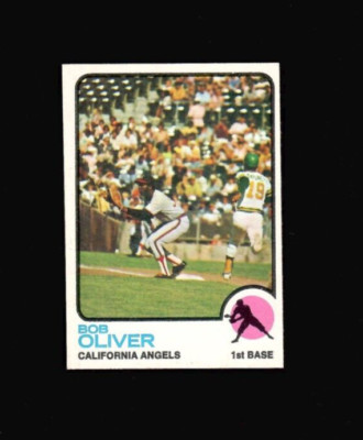 1973 Topps #289 BOB OLIVER Angels w/ BERT CAMPY CAMPANERIS NRMT | eBay