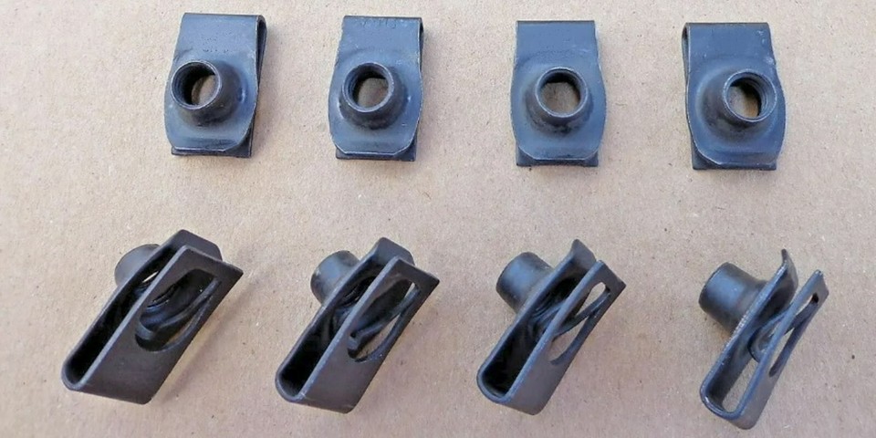 (12pcs) BODY PANEL BOLTS & U-NUTS! FOR CLASSIC OLD CHEVY PONTIAC BUICK ...