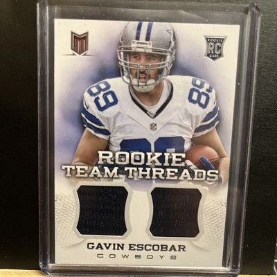 2013 MOMENTUM, DALLAS COWBOYS, GAVIN ESCOBAR, ROOKIE TEAM THREADS 57/ ...