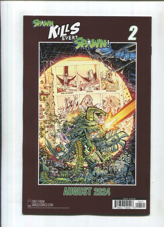 SPAWN KILLS EVERY SPAWN #1 - TODD McFARLANE VARIANT COVER B - IMAGE COMICS/2023 | eBay