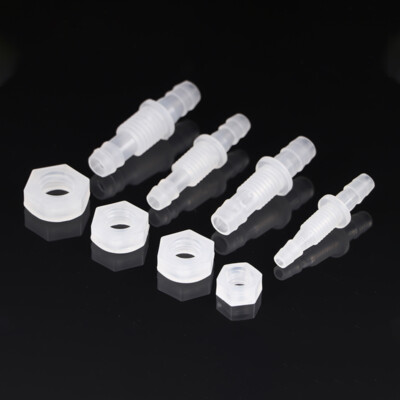 Plastic Hose Barbed Bulkhead Male Thread Tube Pipe Connector Tail ...
