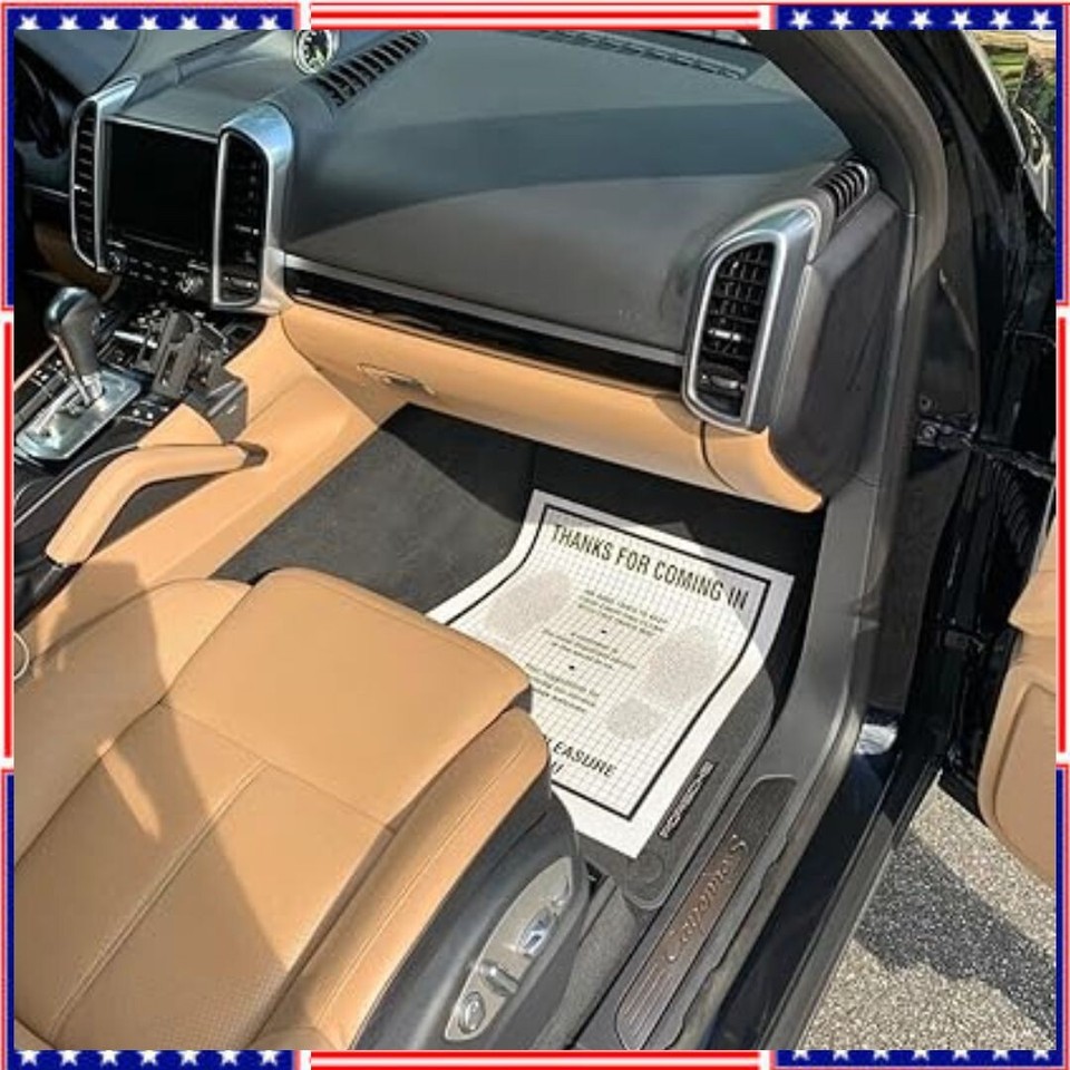 50x Auto Paper Floor Mats Disposable Protector Automotive Mat Heavy ...