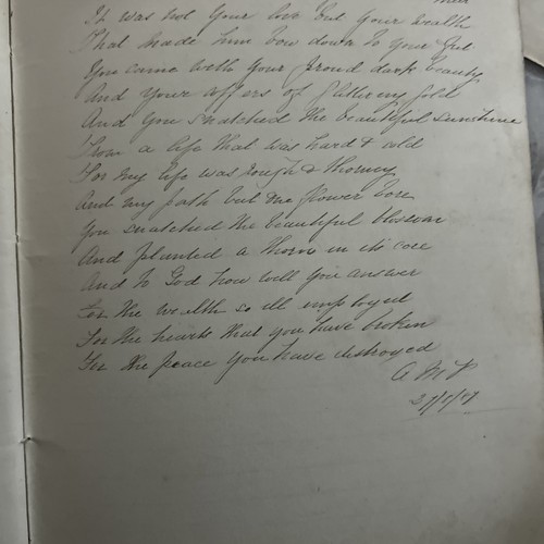 1880s Handwritten Poems Diary Journal Many Signatures From 1881-87 Rare ...