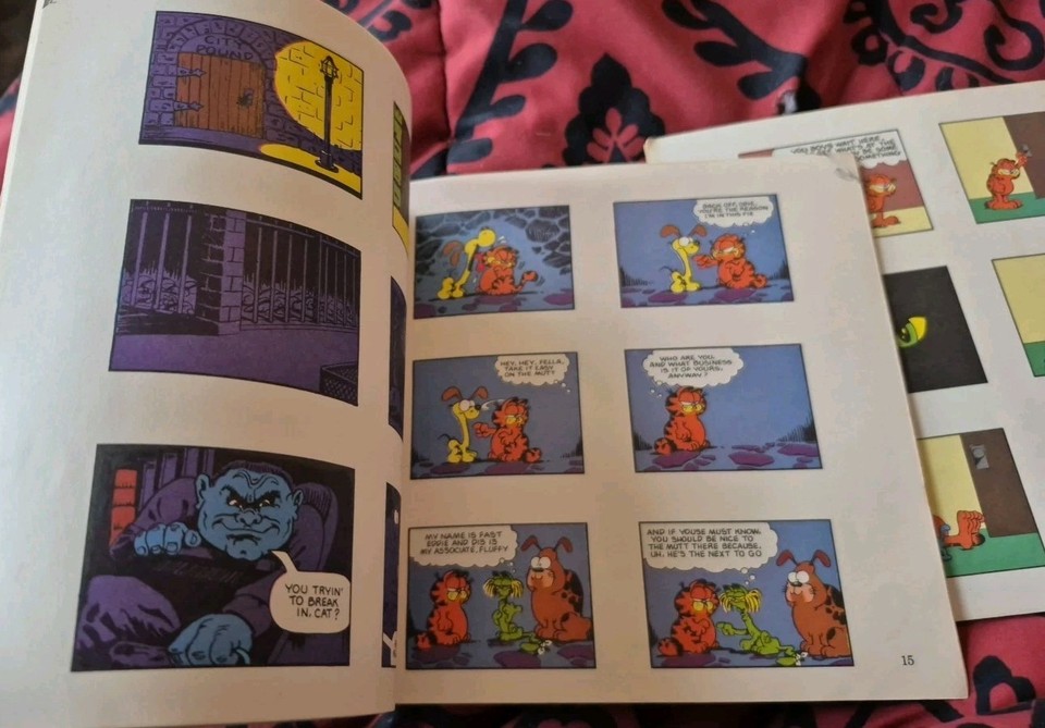 The Story of Here Comes Garfield Read-Along Book & Record 33 1/3 RPM 24 ...