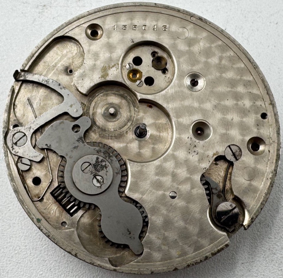 Antique 18s 1905 Hamilton 21 Jewel Railroad Pocket Watch Movement 940 ...