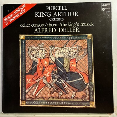 HENRY PURCELL King Arthur / Deller Consort, Choir HARMONIA MUNDI HM 200 ...