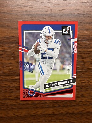 2023 Donruss Rodney Thomas II RED PRESS PROOF SP #130 Panini ...