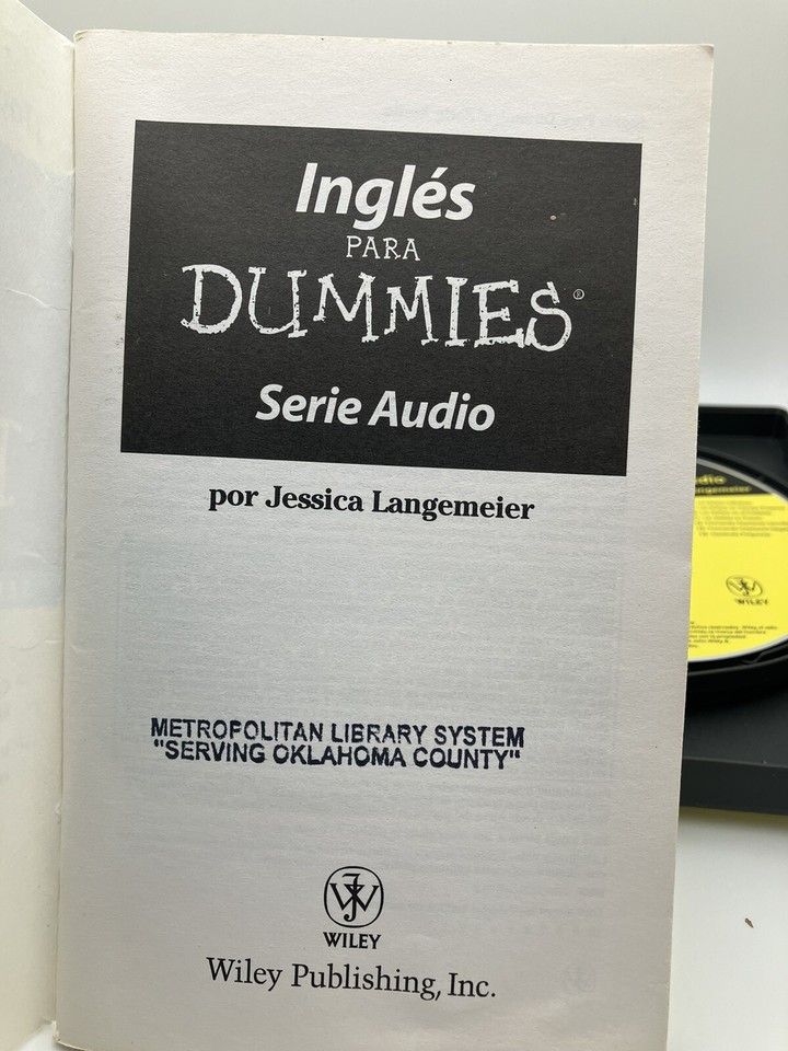 Ingles Para Dummies (Spanish Edition) 3-CDs And Guide 9780470389775 | eBay