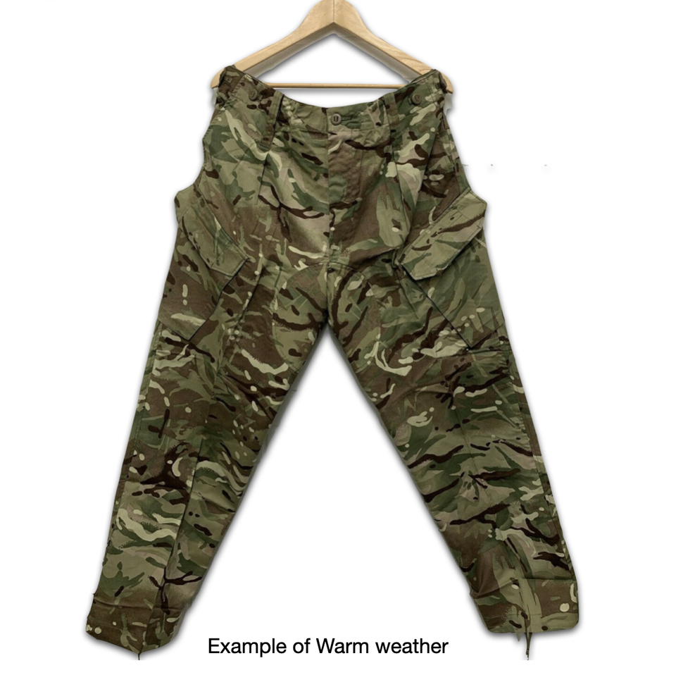 MTP TROUSERS - Sizes , All Standard Issue Camo Combat , British Army ...
