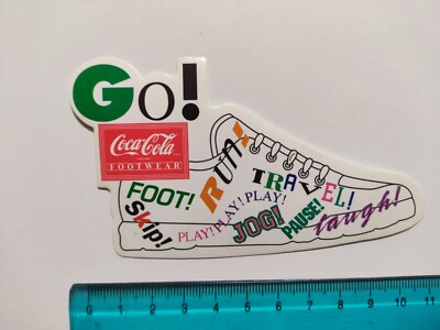 Autocollant Go Coca Cola Sticker Vintage Années 80 Original | eBay