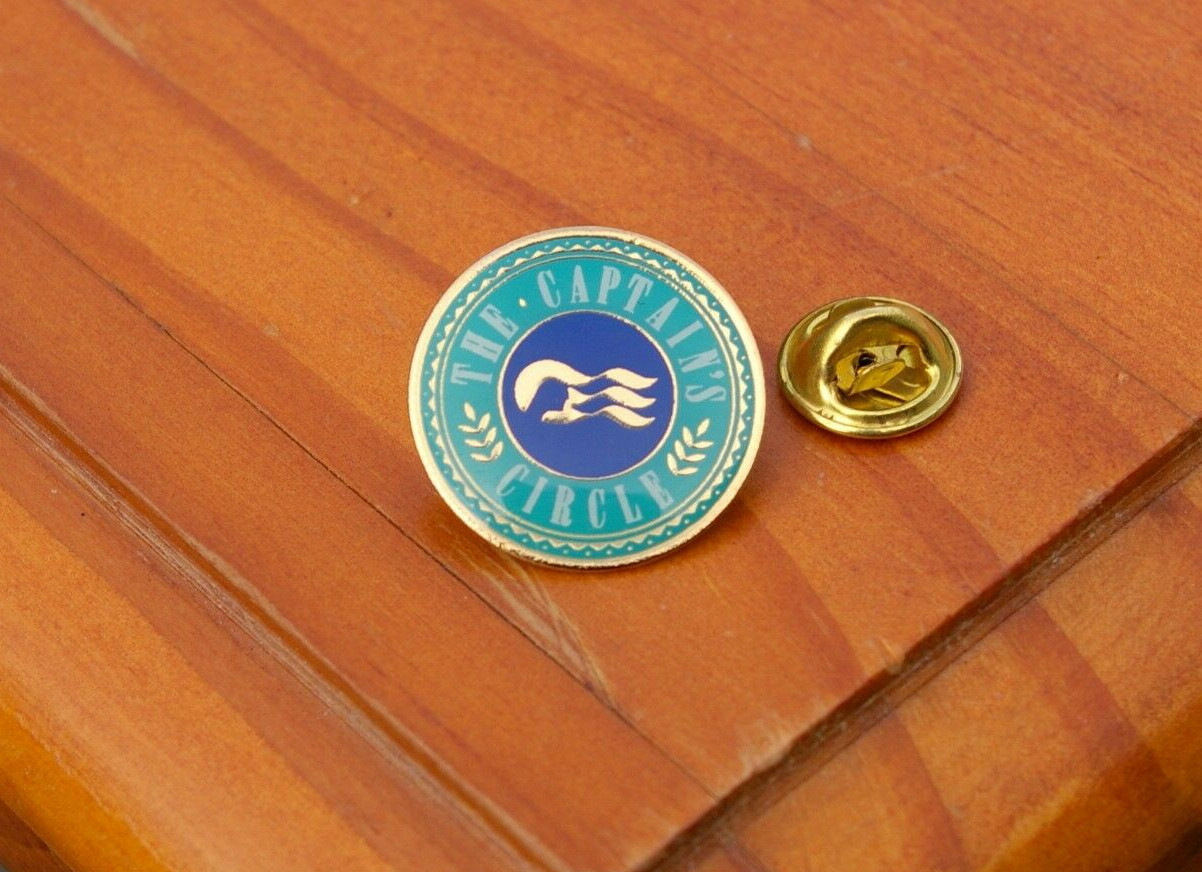 The Captain's Circle Princes Cruises Gold Tone Metal & Enamel Pin ...