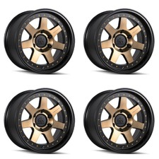 Set 4 18" Mayhem Prodigy 8300 Black Bronze Tint Wheels 18x9 8x6.5 0mm ...