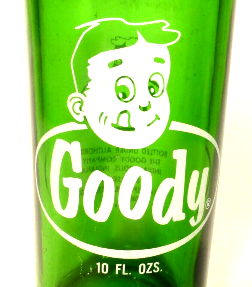 vintage ACL Soda Pop Bottle: green GOODY of OMAHA, NEW - 10 oz ACL | eBay