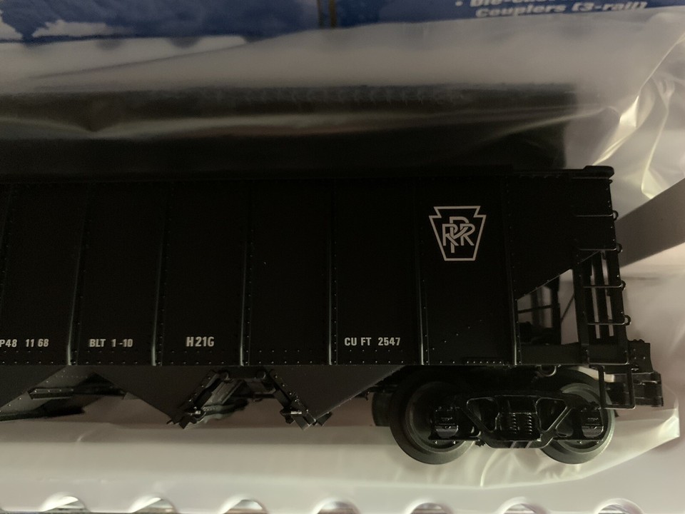 ATLAS O 3-RAIL PENN CENTRAL (EX PENNSYLVANIA) H21A COAL HOPPER CAR O ...