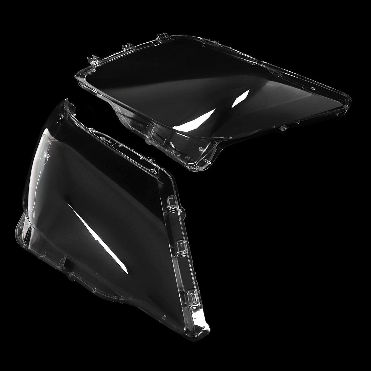 For Lexus LX570 2007-2012 Pair Headlight Lens Headlamp Cover Shell ...