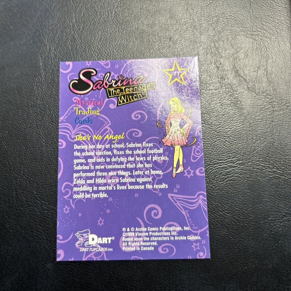 Jb10a Sabrina The Teenage Witch 1999 Dart #11 Zelda Hilda Beth ...