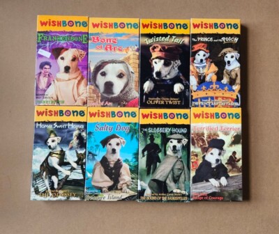 Wishbone PBS VHS Lot Of 8 Tapes Twisted Tail Frankenbone Salty Dog Bone ...