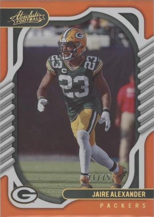 2022 Panini Absolute - Jaire Alexander #67 Spectrum Orange /75 for sale ...