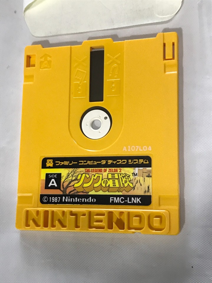Zelda 2 Adventure of Link Nintendo Famicom Disk System W/ Box from ...