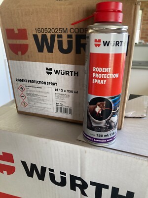 New Wurth Anti-Rodent/Martin Protection Spray (0892077150) | eBay Australia