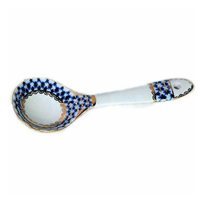 Lomonosov Table Wear Porcelain Cobalt Net Spoon 7-1/2 Inch | eBay