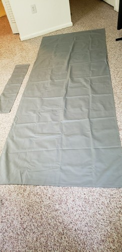 CHURCH ALTAR TABLE FRONTAL RUNNERS COVERS ONE LARGE ONE SMALL DOVE GRAY ...