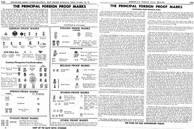 1949 Print Article Illustrated List The Principal Foreign Proof Marks ...