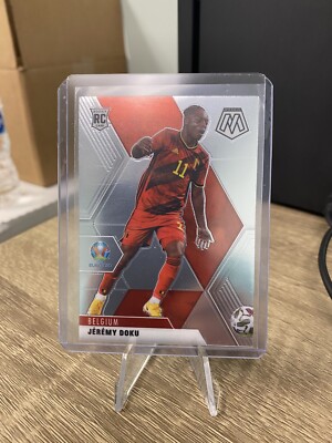 2020-21 Mosaic UEFA Euro Jeremy Doku Rookie Belgium RC 🔥🔥📈 | eBay