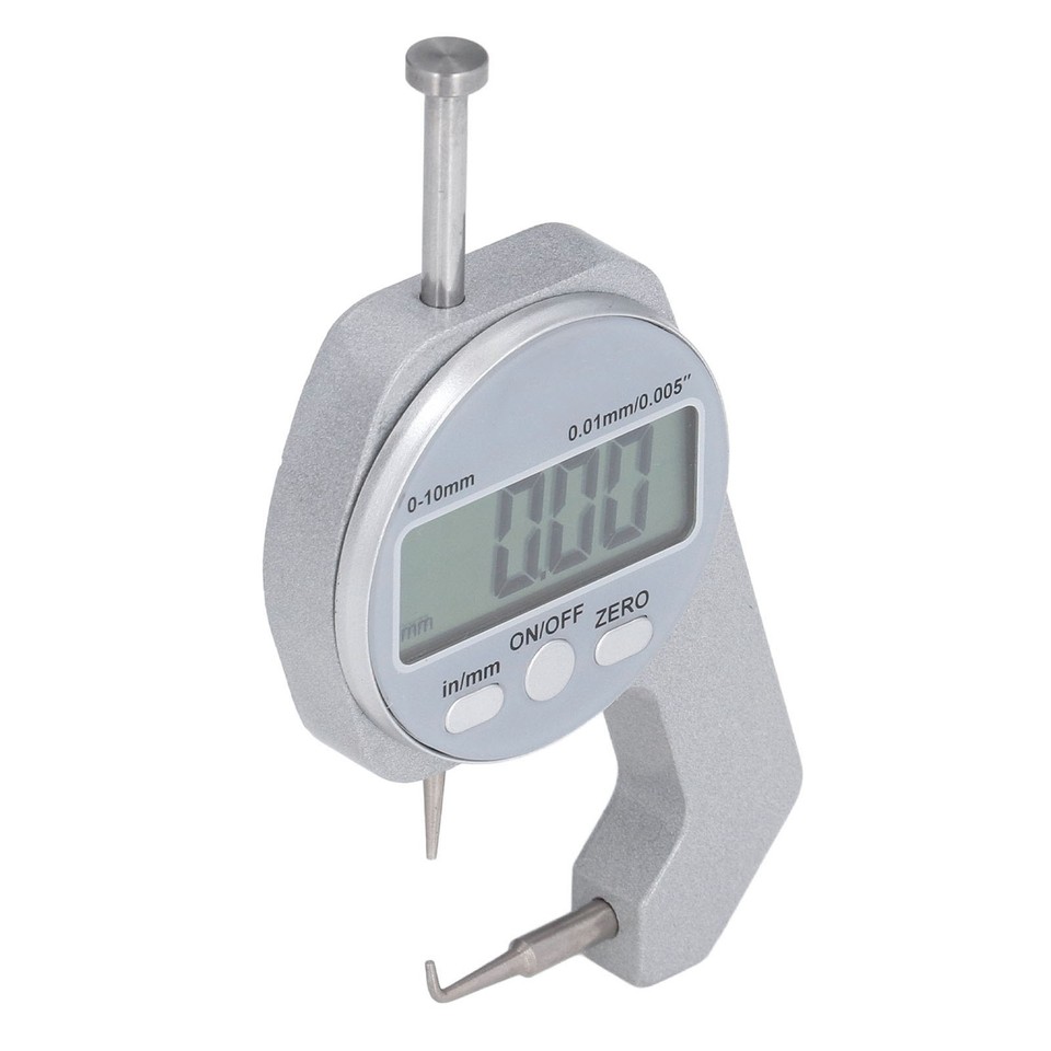 Thickness Gauge 0‑10MM Range LCD Screen Digital Curved Tip Mini ...