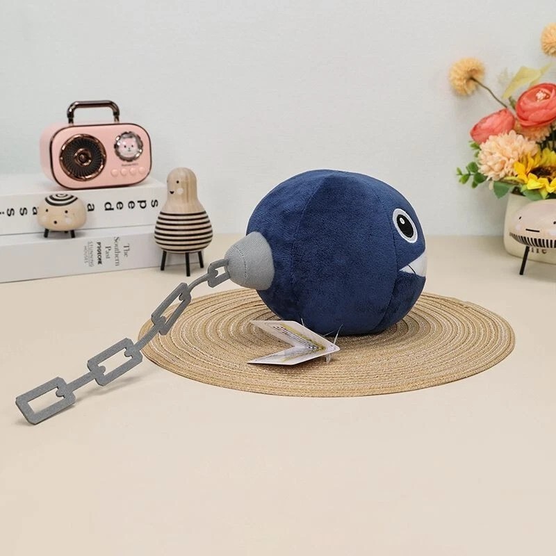 14cm Chain Chomp Super Mario Bros RPG Dr Mario World Plush Toy Stuffed ...