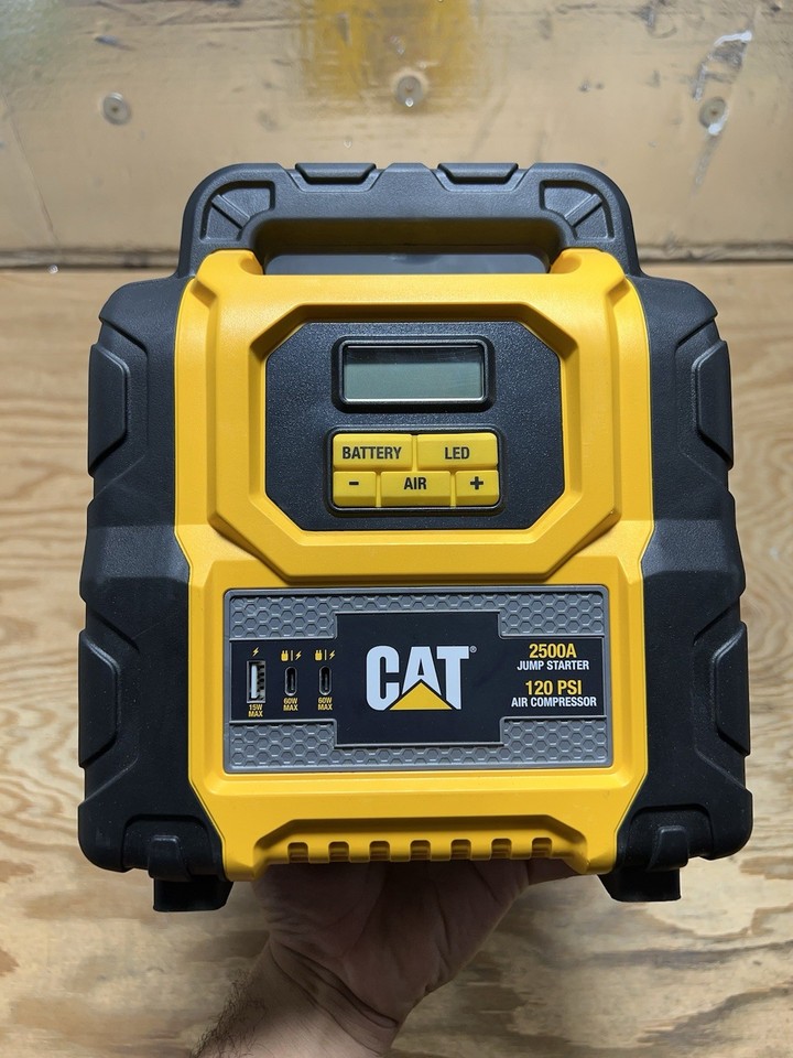 CAT Jump Starter 2500A 4-in-1 Lithium Power Station Air Compressor ...