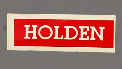 Vintage Holden Dealership Sticker Decal GMH General Motors Holden ...