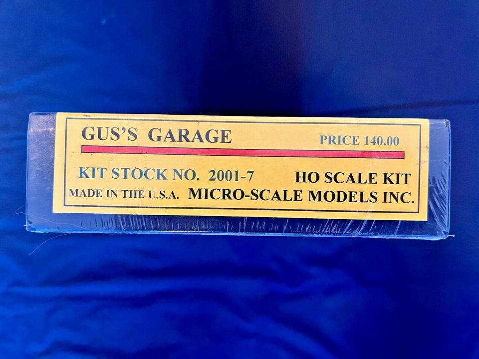 New Micro-scale Models Gus's Garage Fine HO Scale Craftsman Kit # 2001 ...
