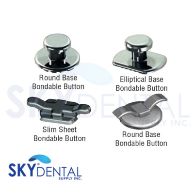 10x Dental Ortho Lingual Attachments Bondable Buttons / Cleats | eBay