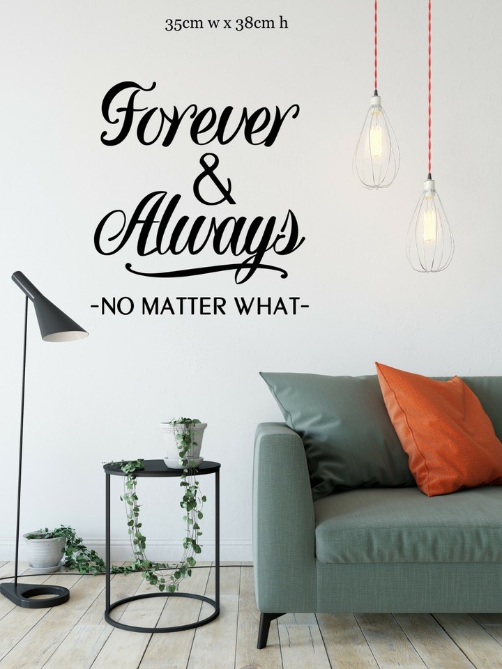 Custom Quotes Wall Stickers Family Removable Vinyl Decal Mural Home ...