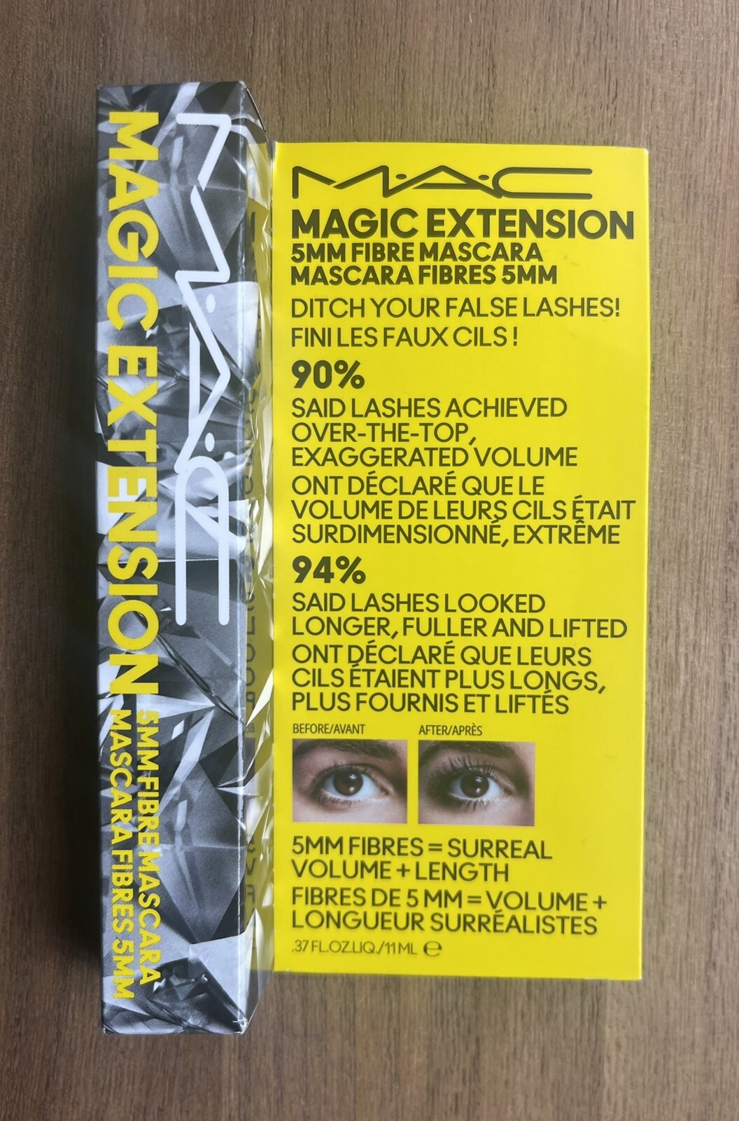 Mac Magic Extension 5MM Fiber Mascara Extensive Black - Size 11mL / 0. ...