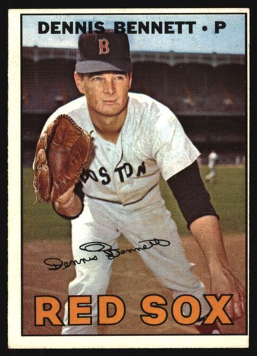 1967 Topps #206 Dennis Bennett VG/VGEX Red Sox 568780 | eBay