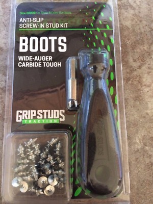 Gripstuds Wader Fishing Grip Stud Kit #3000B 28 pack- Traction - foot ...