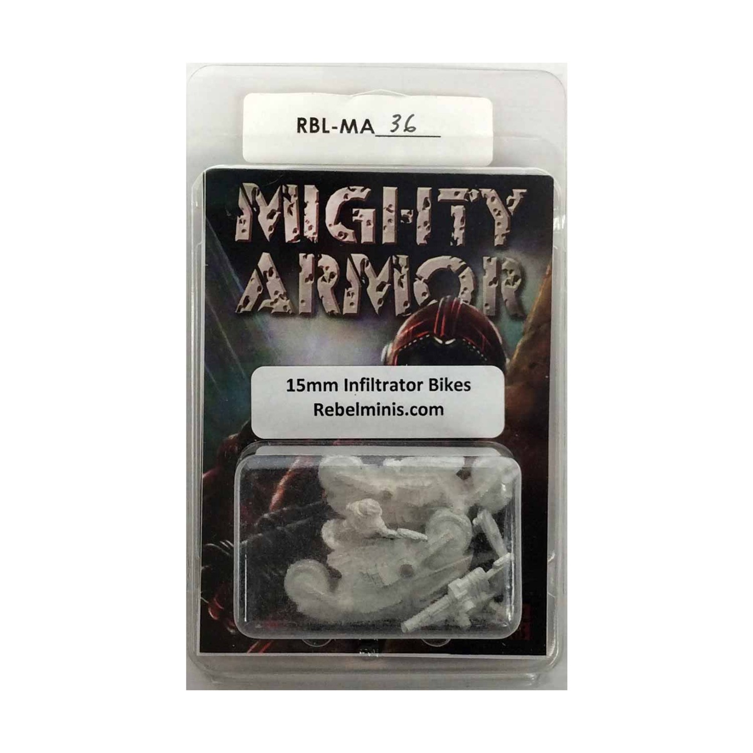 Rebel Minis Mighty Armor Earth Force 15mm Infiltrator Bikes Pack New | eBay