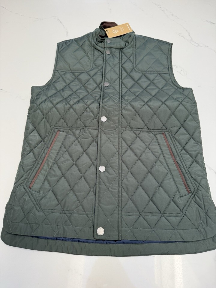 Orvis RT7 Quilted Vest / Gilet - Dark Pine Green Shooting/Country SMALL ...