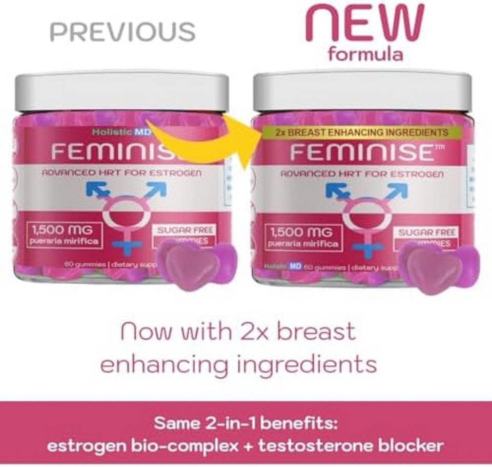 Holistic MD HRT Estrogen Supplement for Women Transgender MTF Hormones ...