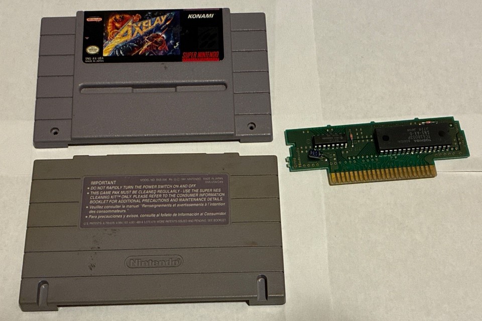 Axelay (Super Nintendo SNES, 1992). Authentic Game Only. Tested work | eBay