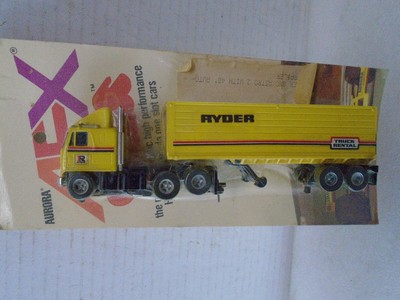 Aurora AFX #8081 Nite Ryder GMC Astro 2 w/40' Trailer - New Sealed In ...