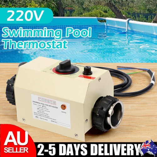 SPA Heater 3KW Electric Swimming Pool and Heating Tub Water Heater Thermostat | eBay