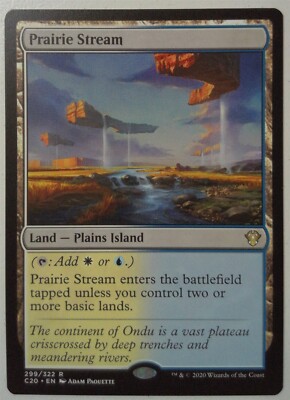 Prairie Stream *Rare* Magic MtG x1 Commander 2020 | eBay